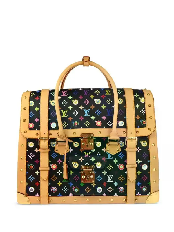LOUIS VUITTON X Takashi Murakami Eye Love Monogram Tote Bag - Black