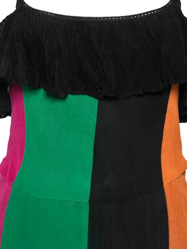 FERRAGAMO Pleated Midi Dress