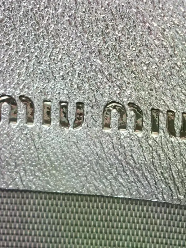 Miu Miu 2010-2025 Metallic Leather Matelasse Card Holder
