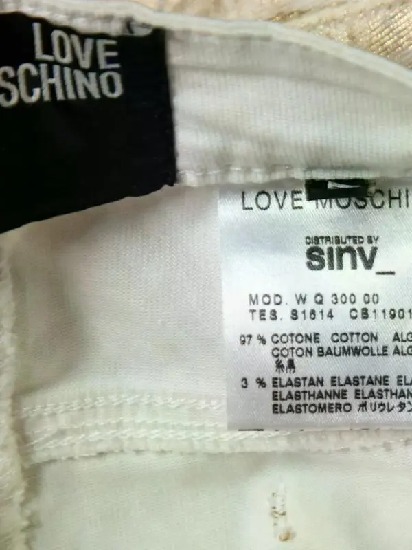 Moschino Foil-print Jeans