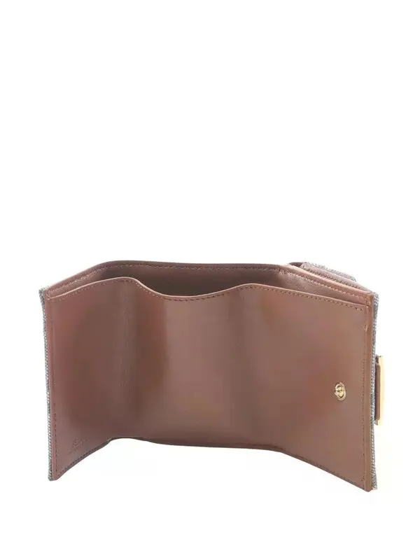 Fendi 2010-2025 Zucca Canvas Trifold Wallet Small Wallets