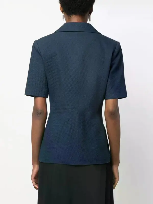 Givenchy 1990 Short-sleeved Double-breasted Blazer