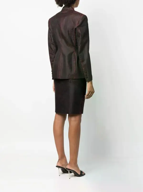 JEAN PAUL GAULTIER Jacquard Skirt Suit