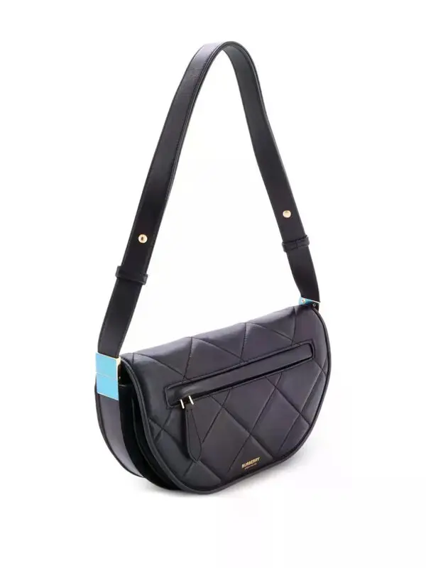 Burberry Olympia Flap Bag Quilted Leather Small Shoulder Bag