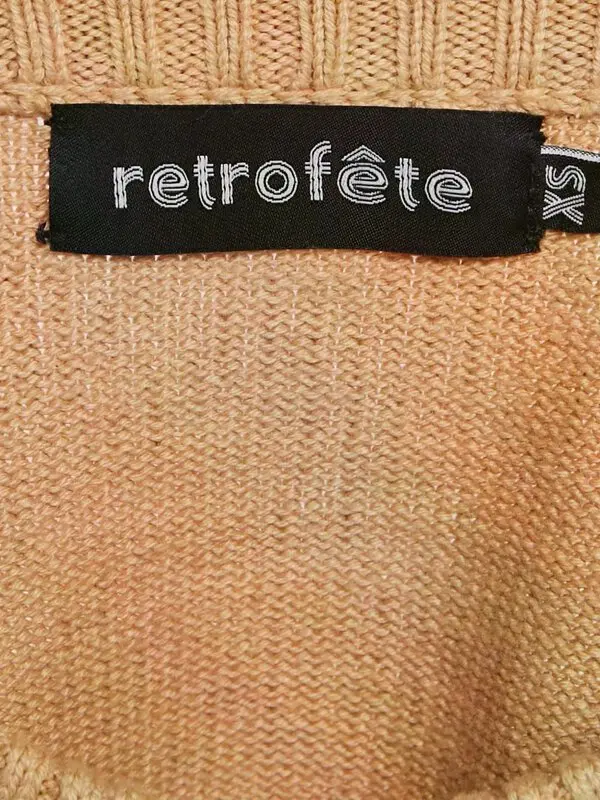 Retrofete Crystal-embellished Houndstooth Pullover - Neutrals