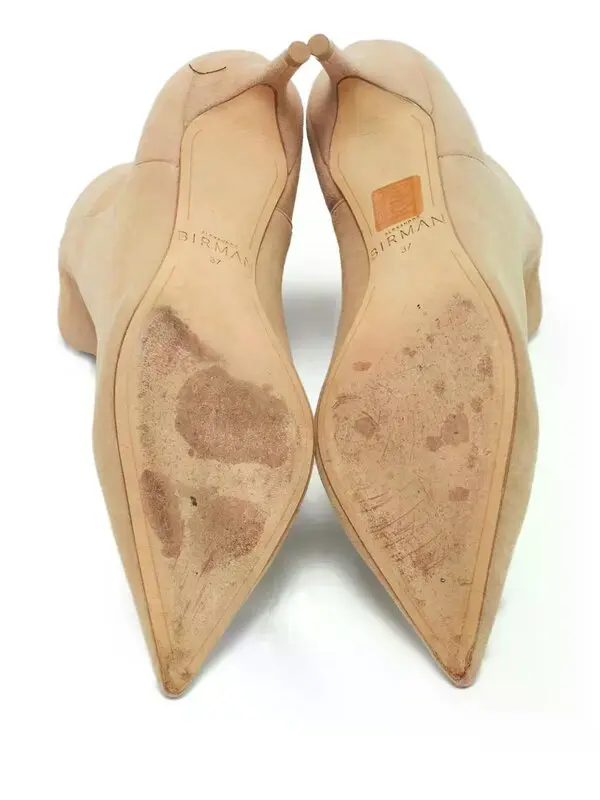 ISABEL MARANT VINTAGE Leather Ankle Boots - Neutrals