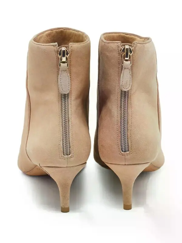 ISABEL MARANT VINTAGE Leather Ankle Boots - Neutrals