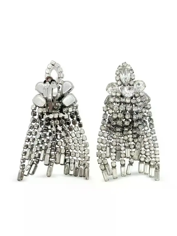 JENNIFER GIBSON JEWELLERY 1950s Kramer Crystal Chandelier Earrings