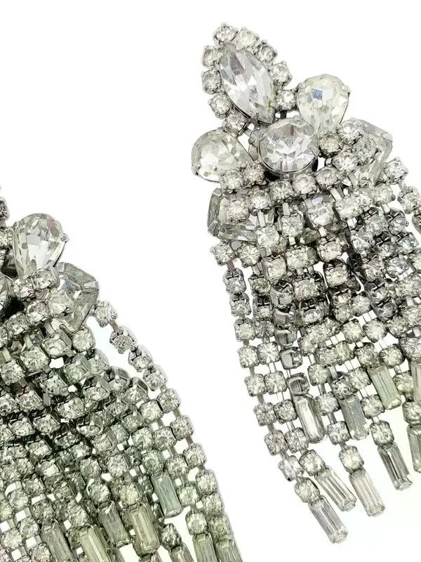 JENNIFER GIBSON JEWELLERY 1950s Kramer Crystal Chandelier Earrings