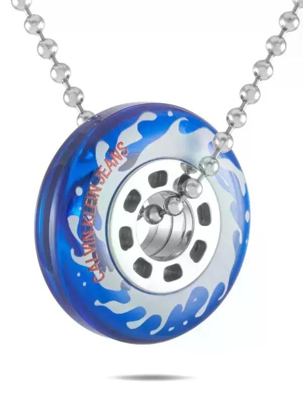 Calvin Klein Spin Necklace With Engraved Logo