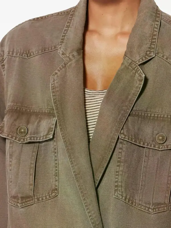MARANT ETOILE Double-breasted Blazer - Brown
