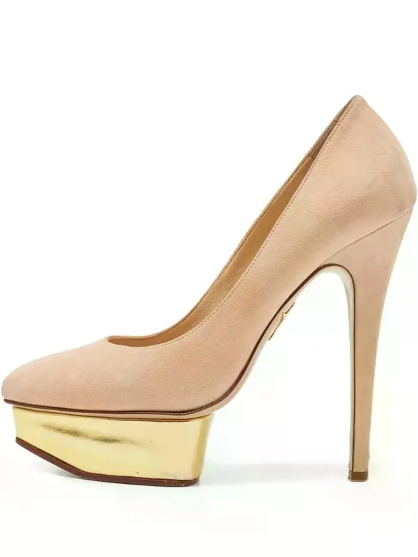 CHARLOTTE OLYMPIA Dolly Platform Pumps - Neutrals