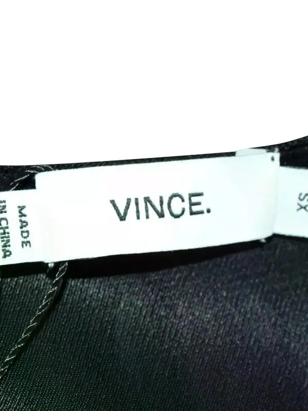 Vince Panelled V-neck Mini Dress