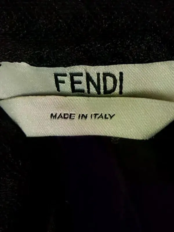 Fendi Lace-trimmed Pleated Midi Dress