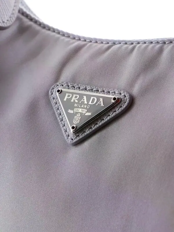 Prada Re-edition 2000 Tessuto Mini Hobo Bag - Grey