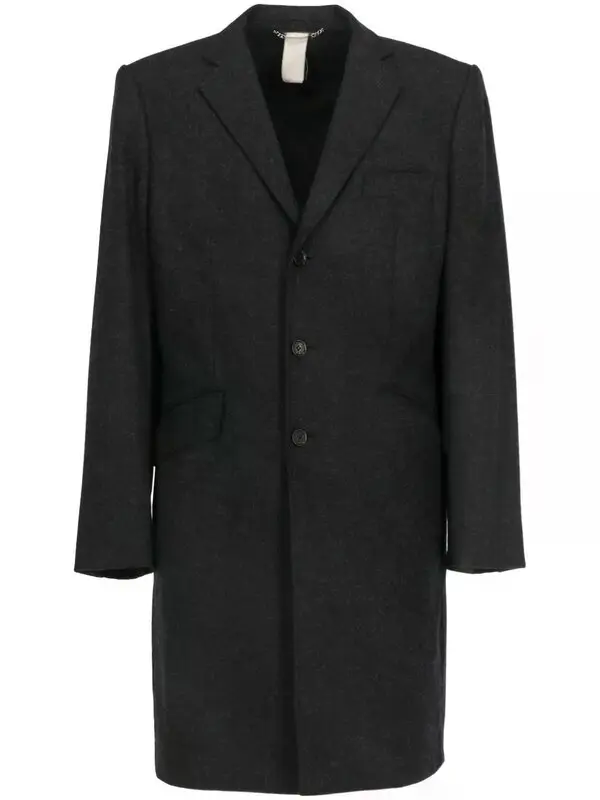 Dolce & Gabbana Single-breasted Wool Blend Coat