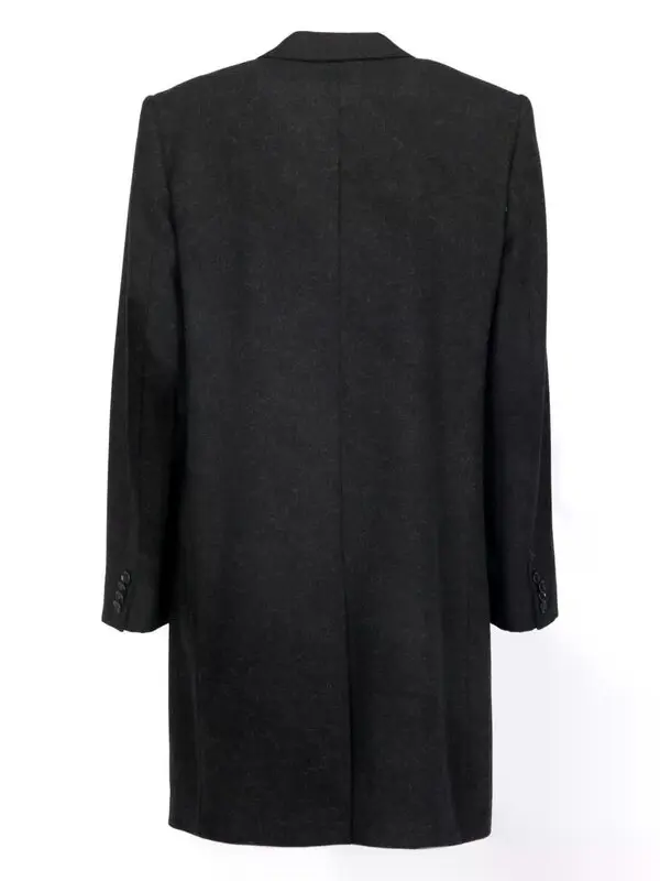 Dolce & Gabbana Single-breasted Wool Blend Coat