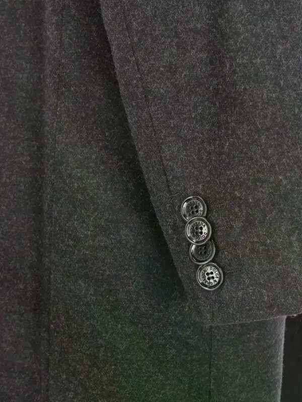 Dolce & Gabbana Single-breasted Wool Blend Coat