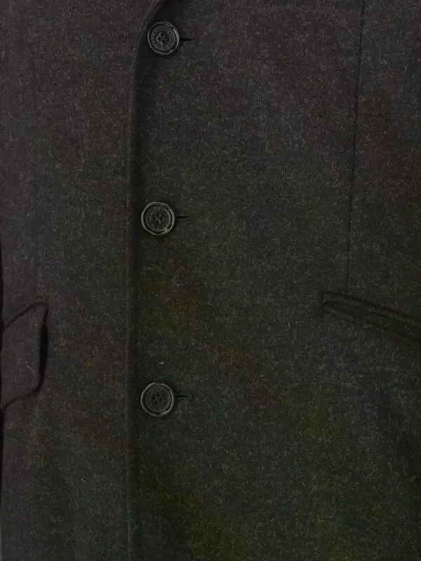 Dolce & Gabbana Single-breasted Wool Blend Coat