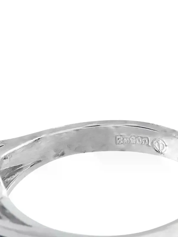 LB EXCLUSIVE Platinum Diamond And Sapphire Ring