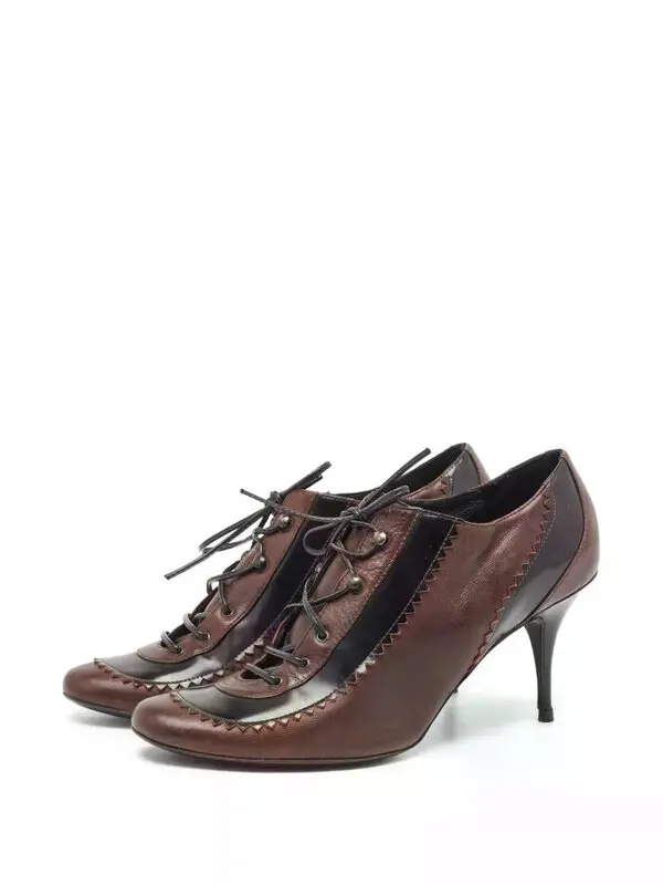 Givenchy 90mm Panelled Lace-up Pumps