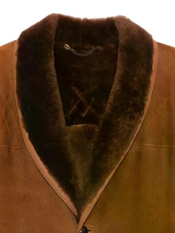 A.N.G.E.L.O. VINTAGE CULT 1990s Shearling Trim Coat