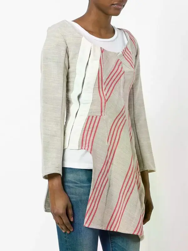 Comme Des Garçons Deconstructed Striped Dress