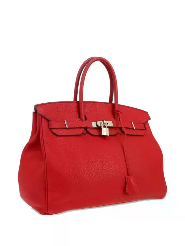 Hermès Birkin 35 Handbag In Togo Leather - Red