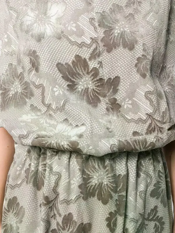 Comme Des Garçons 1996 Floral Jacquard Dress