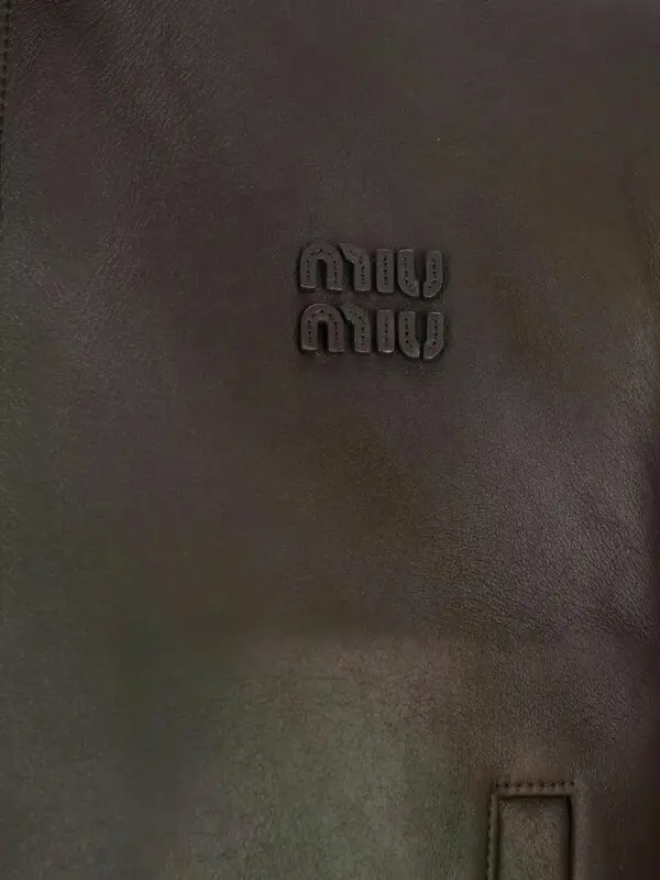 Miu Miu Logo-patch Zip Jacket