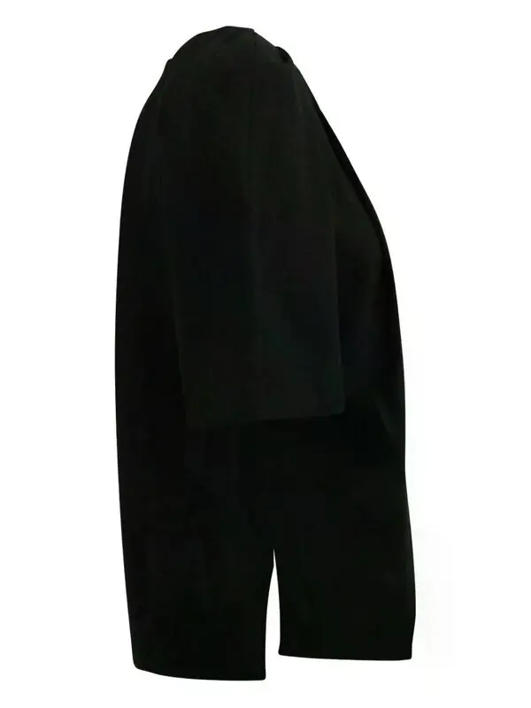 Stella McCartney Cotton Pleated Neckline Wide Sleeve Top