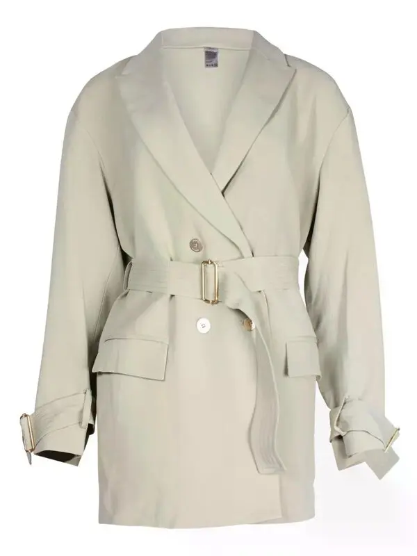 DION LEE Belted Cocoon Coat