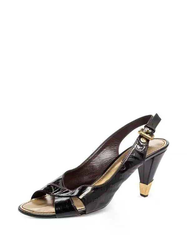 LOUIS VUITTON 80mm Patent Leather Sandals