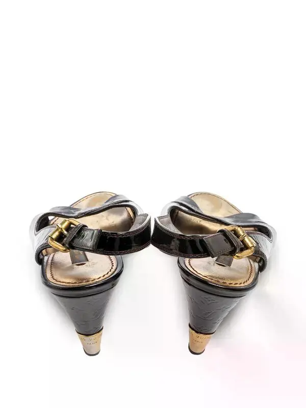 LOUIS VUITTON 80mm Patent Leather Sandals
