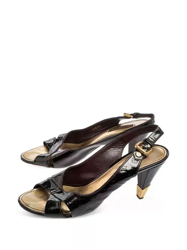 LOUIS VUITTON 80mm Patent Leather Sandals