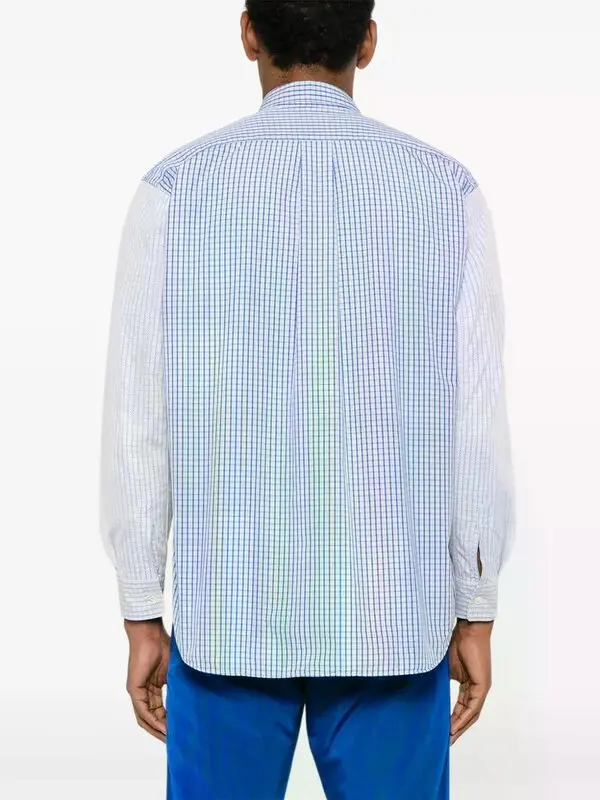 Comme Des Garçons Double-sleeve Checked Shirt