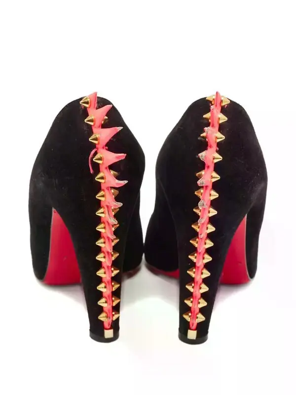 CHRISTIAN LOUBOUTIN 115mm Spiked Peep-toe Pumps
