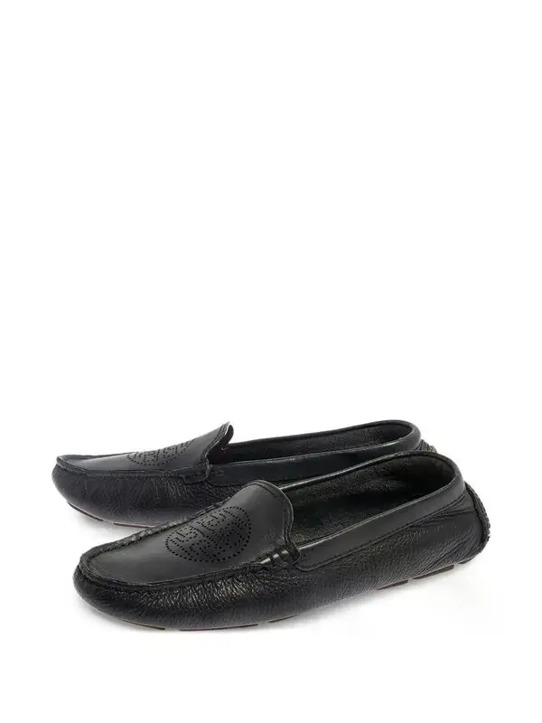 Tory Burch Perforated Logo Loafers