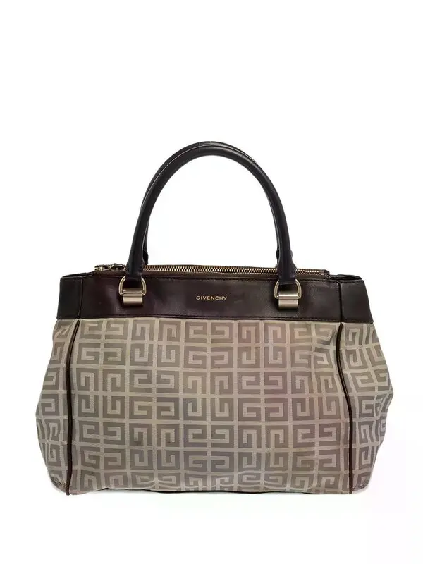Givenchy Monogram Canvas Tote Bag - Brown