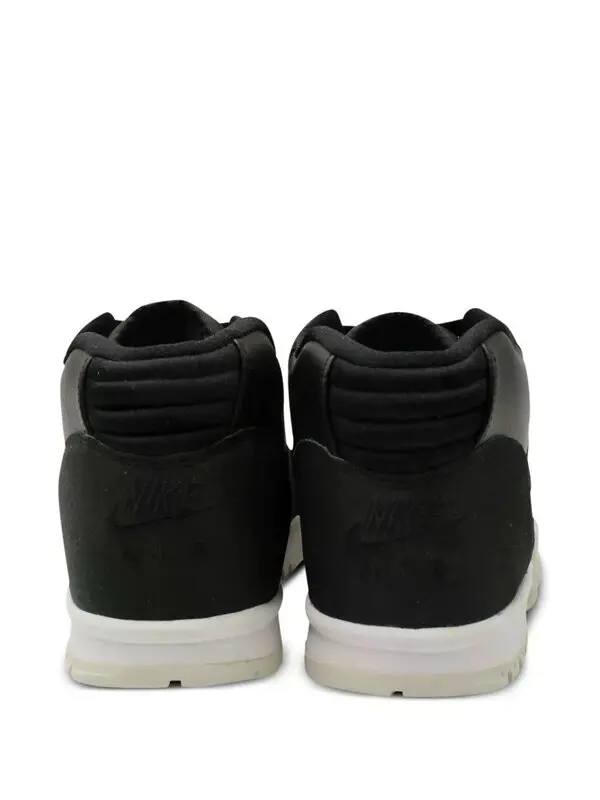 Nike Air Trainer 1 Leather Strap Sneakers - Black