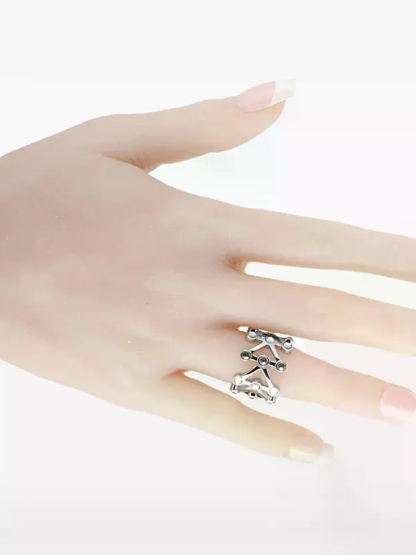 SWATCH Crystal Embellished Ring