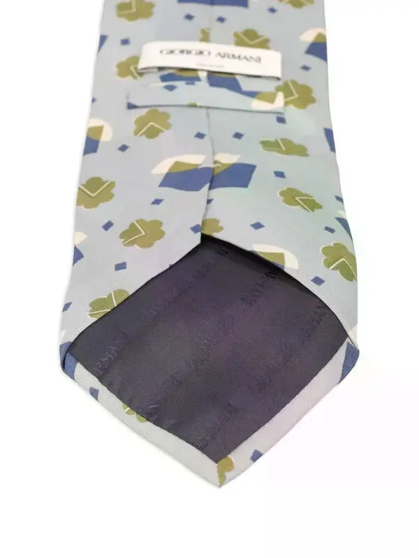 Giorgio Armani Silk Neck Tie - Grey