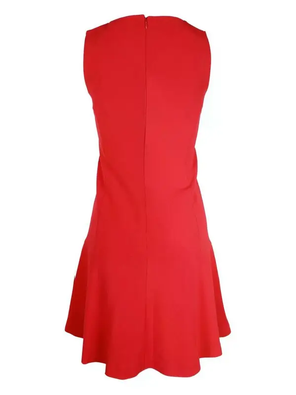 Theory V-neck Sleeveless Mini Dress - Red