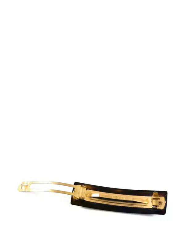 Fendi 2000s Ff-motif Hair Clip