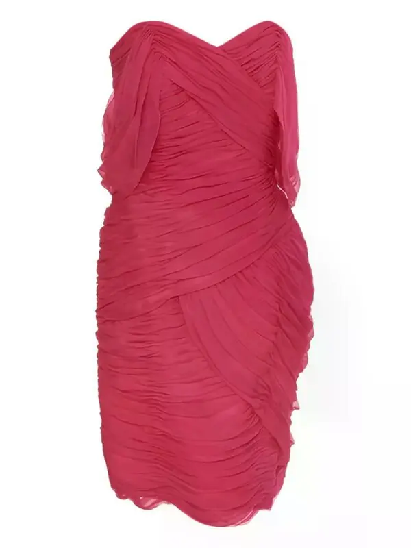 DAVID FIELDEN Draped Dress With Gathered Detailing