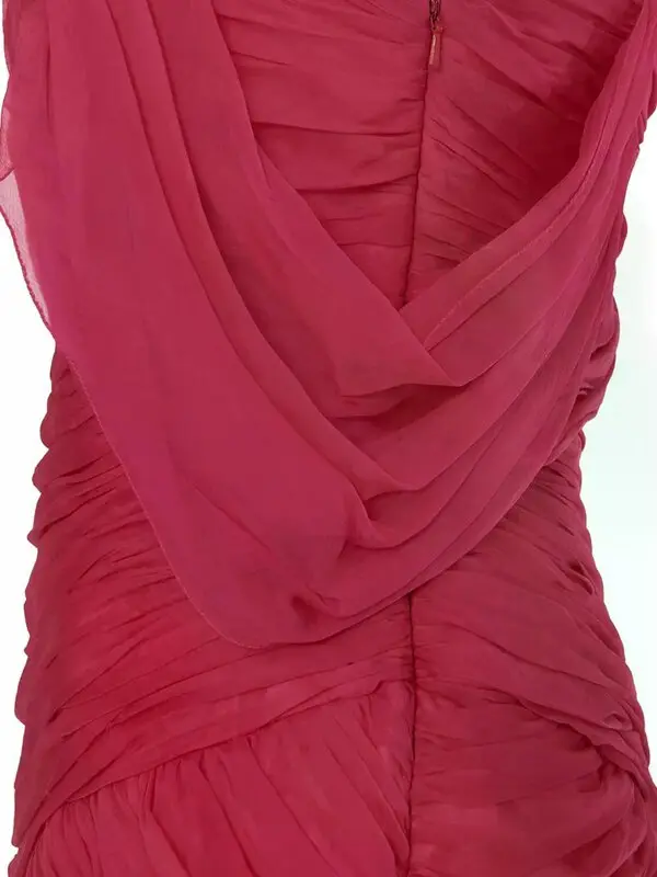 DAVID FIELDEN Draped Dress With Gathered Detailing