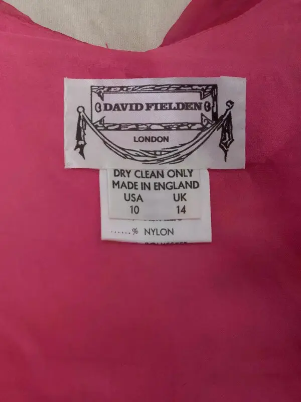 DAVID FIELDEN Draped Dress With Gathered Detailing