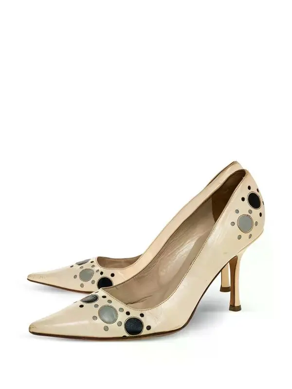 JIMMY CHOO 85mm Pointed Toe Leather Pumps