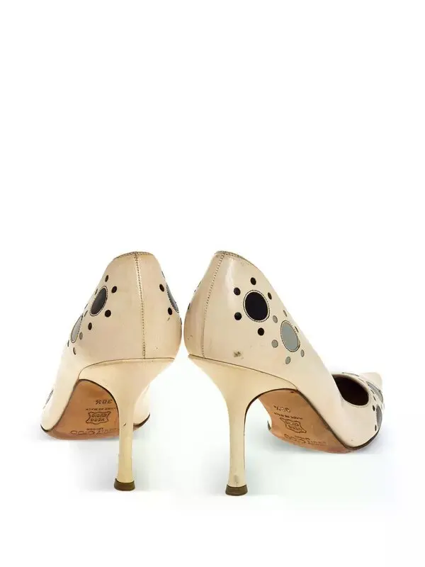 JIMMY CHOO 85mm Pointed Toe Leather Pumps