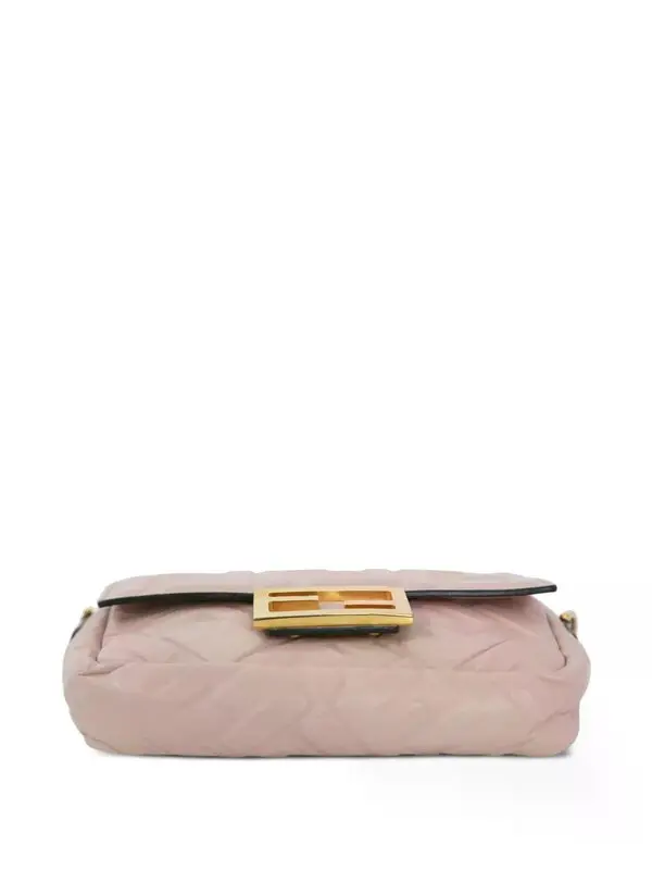 Fendi Ff Debossed Baguette Two-way Bag